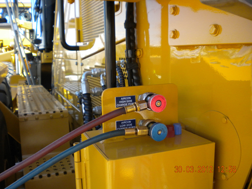 Remote Airconditioning Charging - Earthmoving Equipment Focus